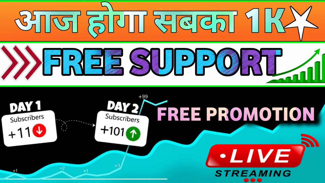 50 FREE Subscribers! 🚀 FREE Promotion & Channel Check! 🔥 - YouTube