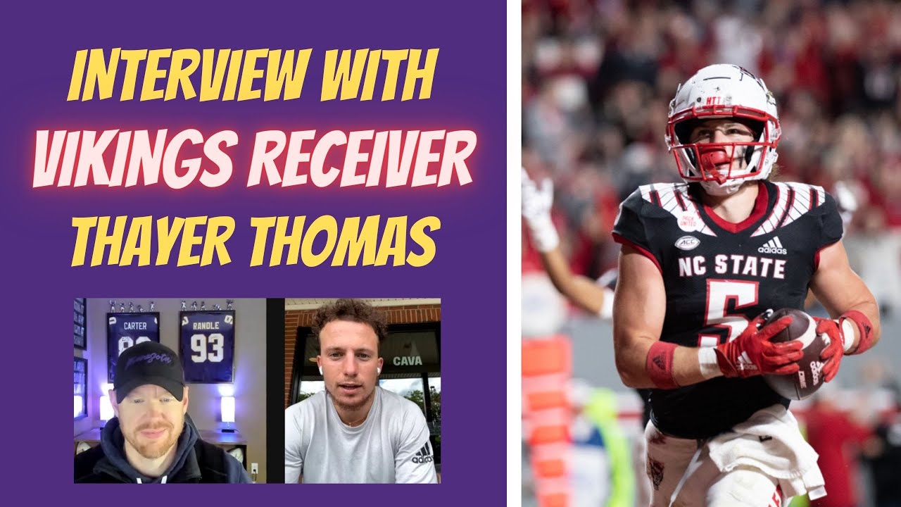 Interview with Vikings Wide Receiver Thayer Thomas Recently Signed ...
