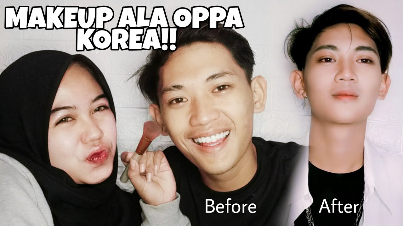 TUTORIAL MAKE-UP COWOK ALA OPPA KOREA || YuliaSilvi_ - YouTube