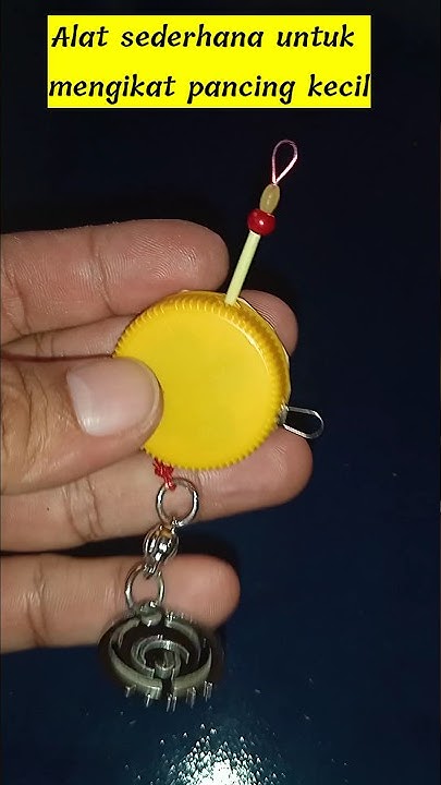 cara mudah mengikat kail pancing KECIL dengan Alat sederhana - YouTube