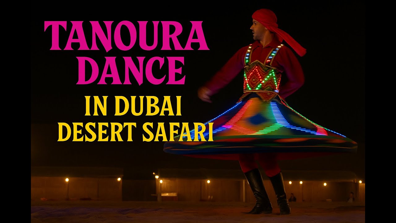 Full Tanoura Dance in Dubai Desert Safari 🏜️🎡 | Mesmerizing spins ...