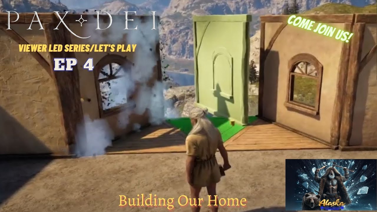 Pax Dei Let's Play EP 4 - Building Our Home - YouTube