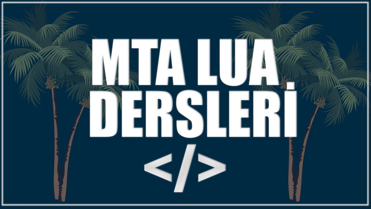 Mta Lua Dersleri Meslek Yapıyoruz Youtube