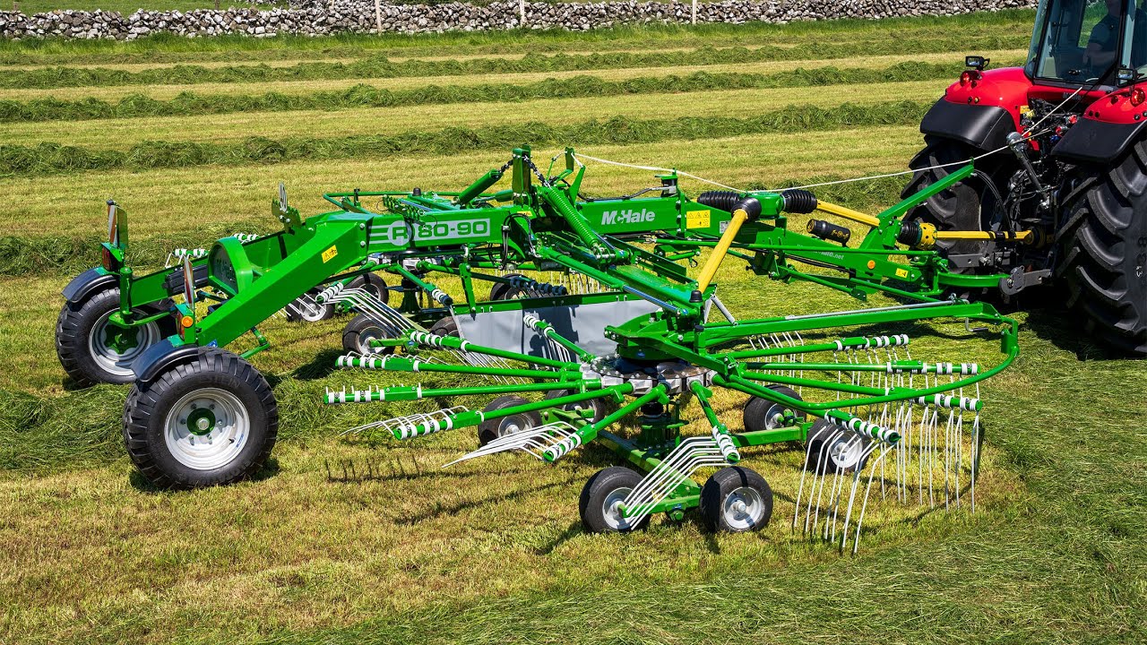 McHale Centre Delivery Rake Range - YouTube