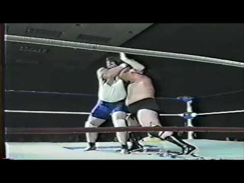 WCWF Wrestling, January 1996, BullMan Downs -vs- Dynamite Dixon, Dibol ...