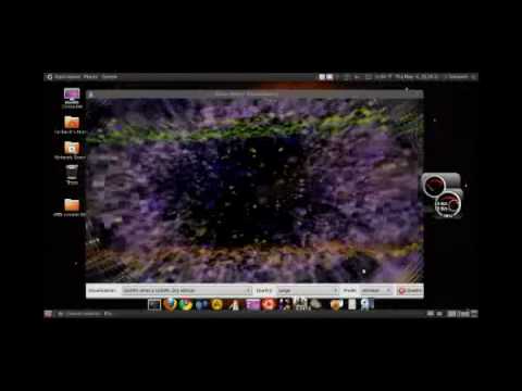 Ubuntu 10.04 with compiz and GLX dock - YouTube