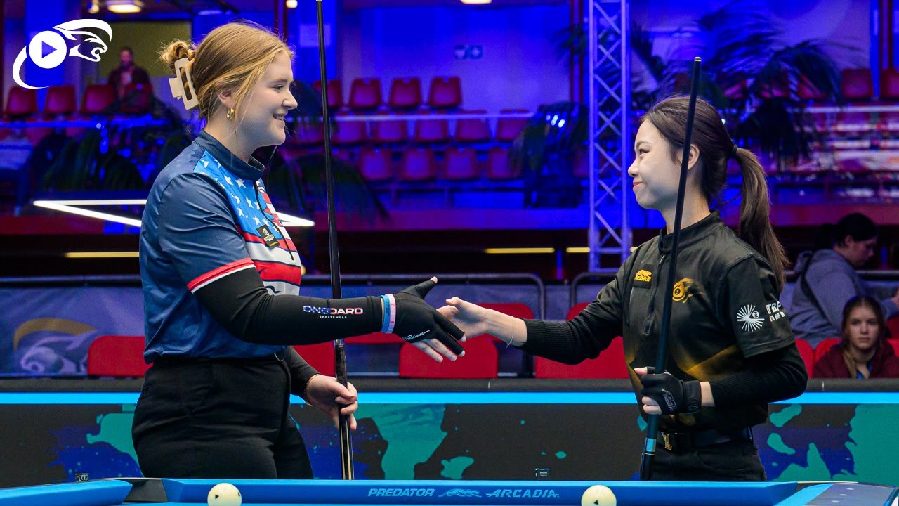 Bethany Tate vs Hong Xin Yu Predator WPA World 10-Ball Girls ...