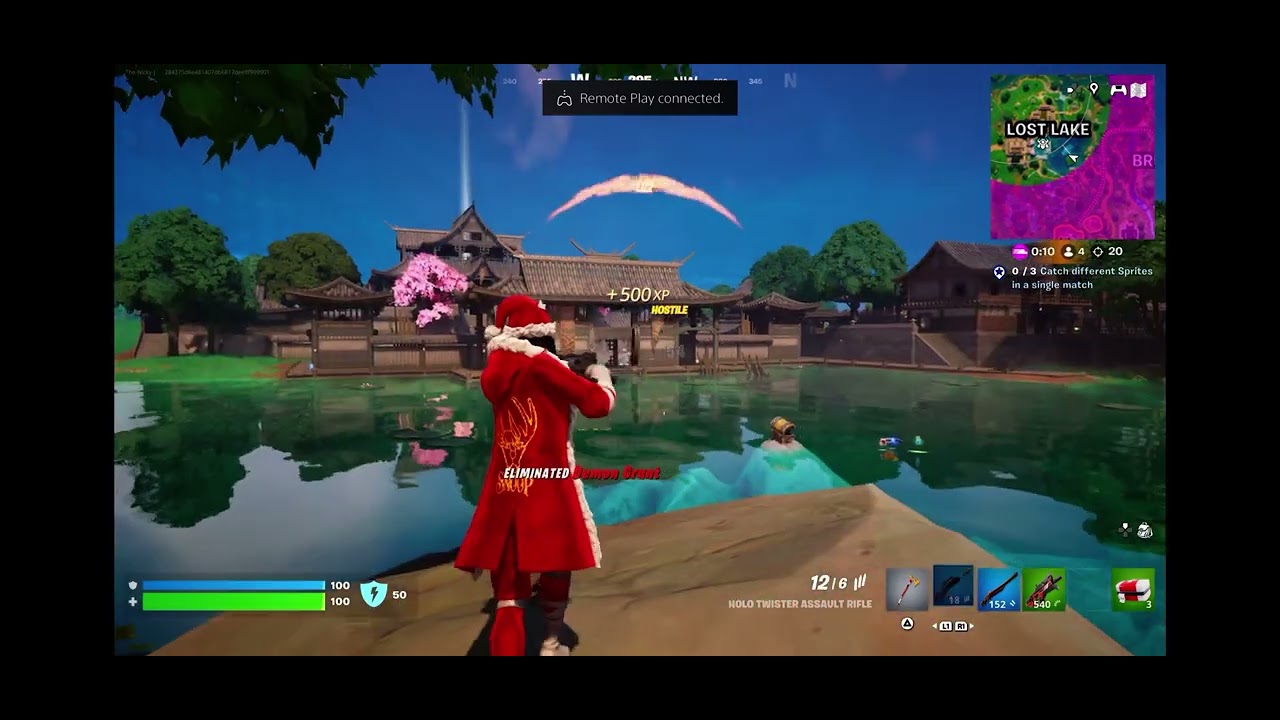 Winning fortnite using new backbone - YouTube