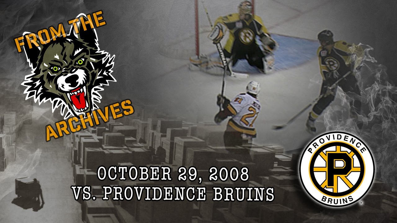 FROM THE ARCHIVES: October 29, 2008 Chicago Wolves vs. Providence ...