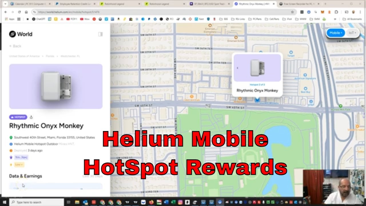 New Helium Mobile Hotspot 1st day rewards - YouTube