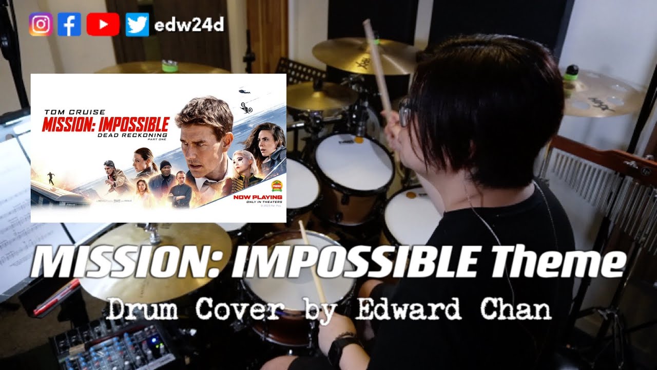Mission: Impossible Theme [5/4 Odd-Time Signature 160bpm] | Drum Cover ...