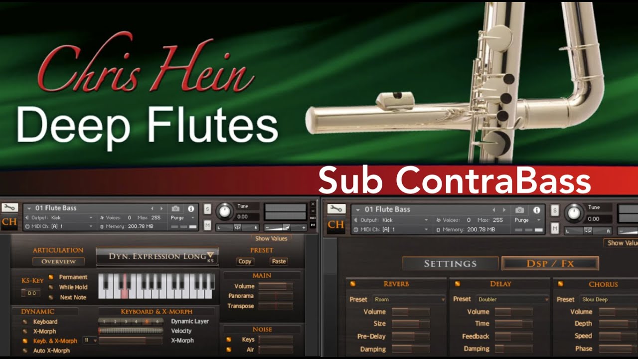 Chris Hein - Orchestral Winds Vol.5 Deep Flutes // Demo Part 3: Sub ...