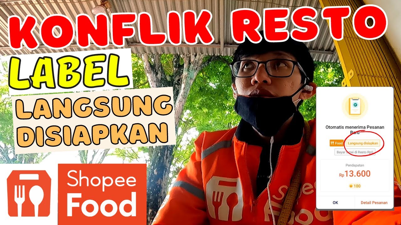 Arti Dari Label Langsung Disiapkan ShopeeFood, Orderan ShopeeFood - YouTube