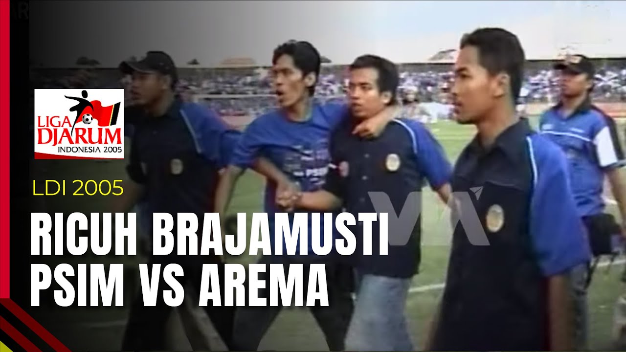 RICUH BRAJAMUSTI SAAT PSIM VS AREMA DI LIGINA 2005 - YouTube