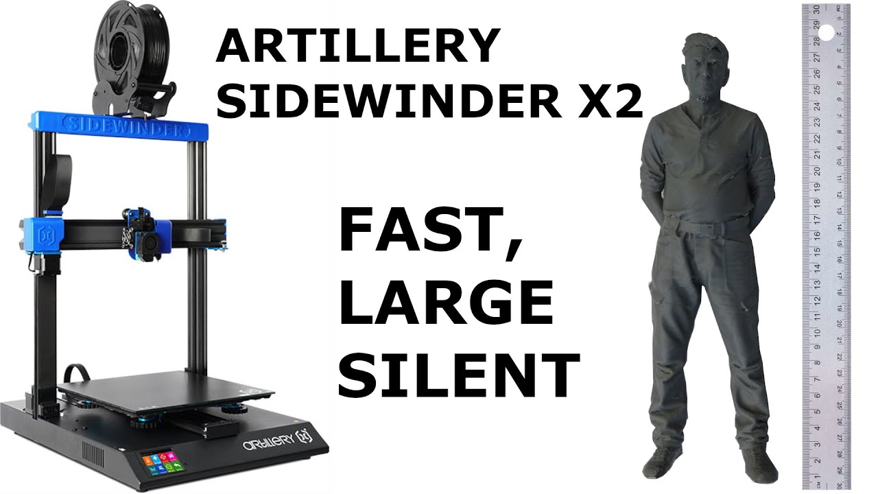 Artillery Sidewinder X2 3D Printer - Massive Build Volume - Ultra Fast ...