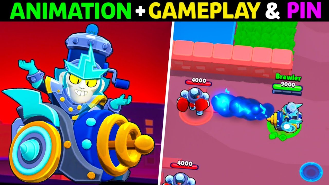 Brawl Stars Electroid Chuck Gameplay, Animation, Pin & Player Icon ...