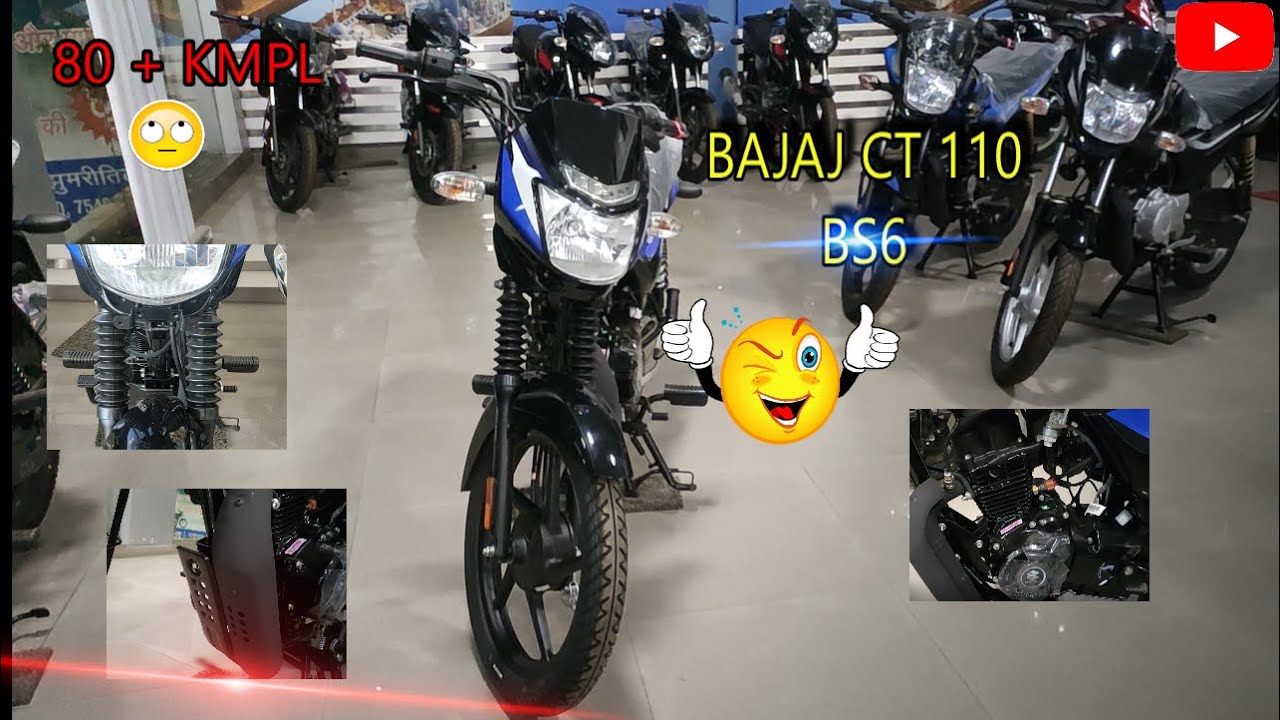 BAJAJ CT110 ES BS6 /ELECTRONIC CARBURETTOR/EX SHOW- 51828/..BLUE ...