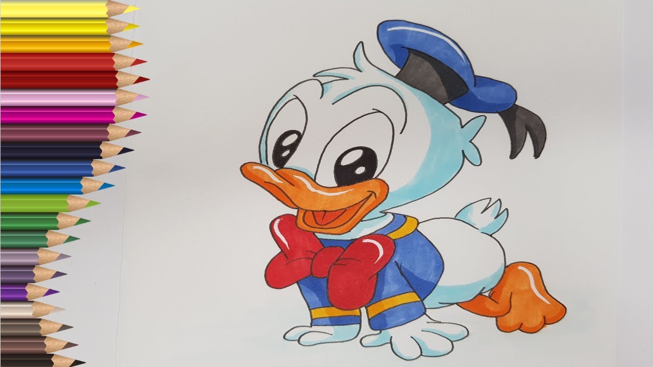 💙 ️💛Desenez Desen Disney | Baby Donald Duck | Desene Animate pt Copii ...