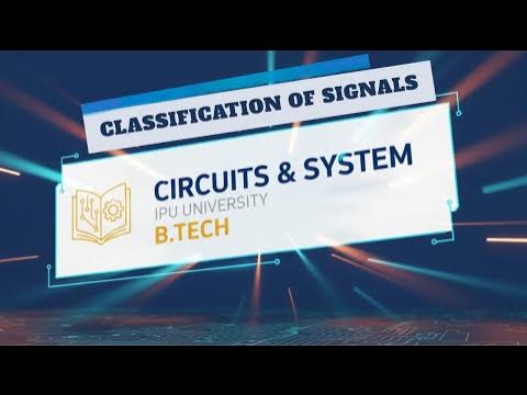 lec-2 unit-1 classification of signals - continuous & discrete+ even & odd + deterministic ...