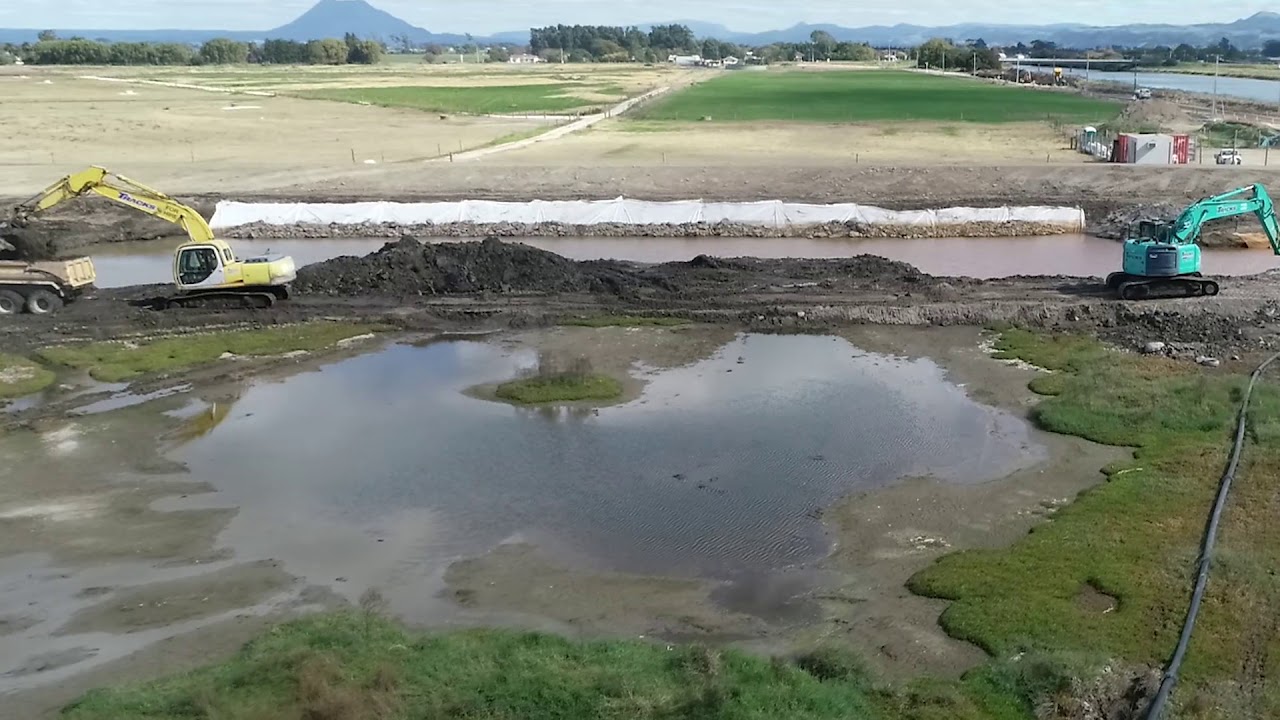 BOPRC's Rangitāiki Floodway Project - YouTube