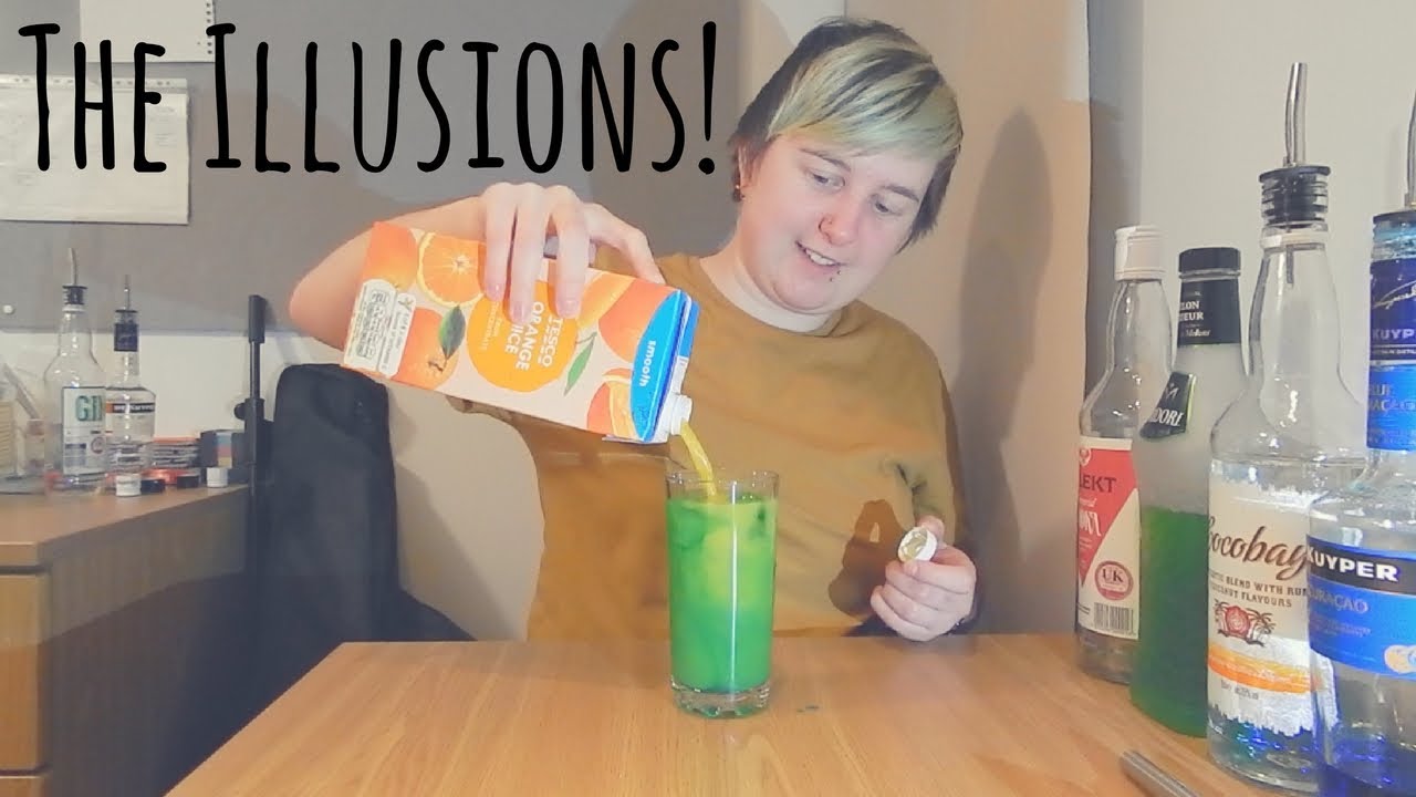 How to Make an Illusions Cocktail - Student Drinks - YouTube
