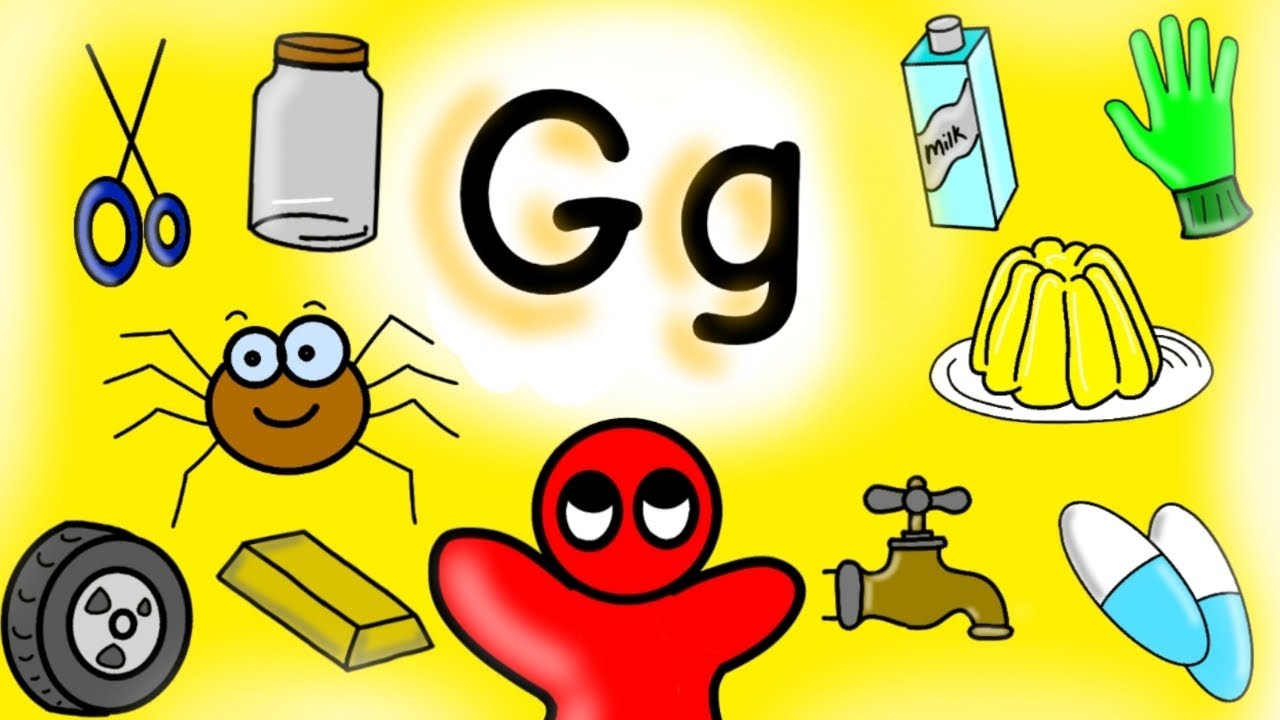 Letrang Gg || mga salitang nagsisimula sa letrang g || letter Gg - YouTube