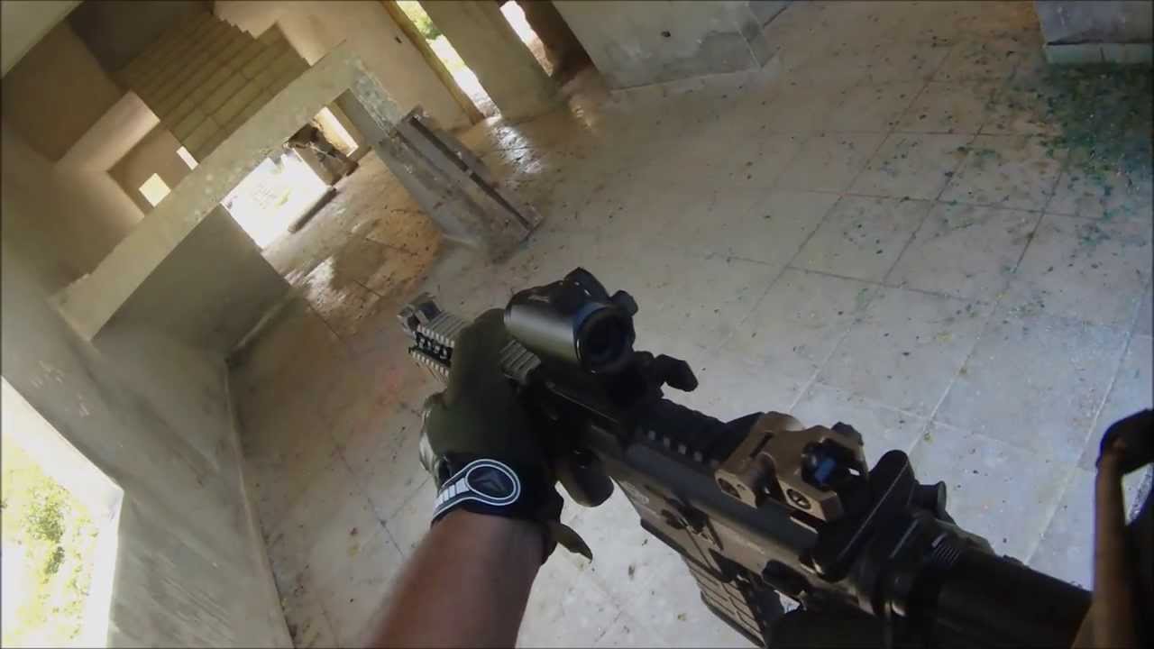 AIRSOFT GAME G&G CM18 MOD1 - YouTube