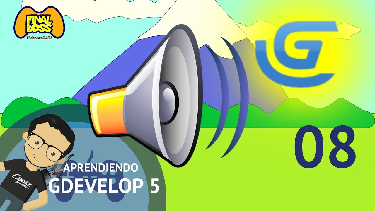 Musica & Sonidos - GDevelop 5 Tutorial 08 - YouTube