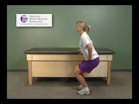 Mini Squats | Hip Rehabilitation | Hip Mobility - YouTube