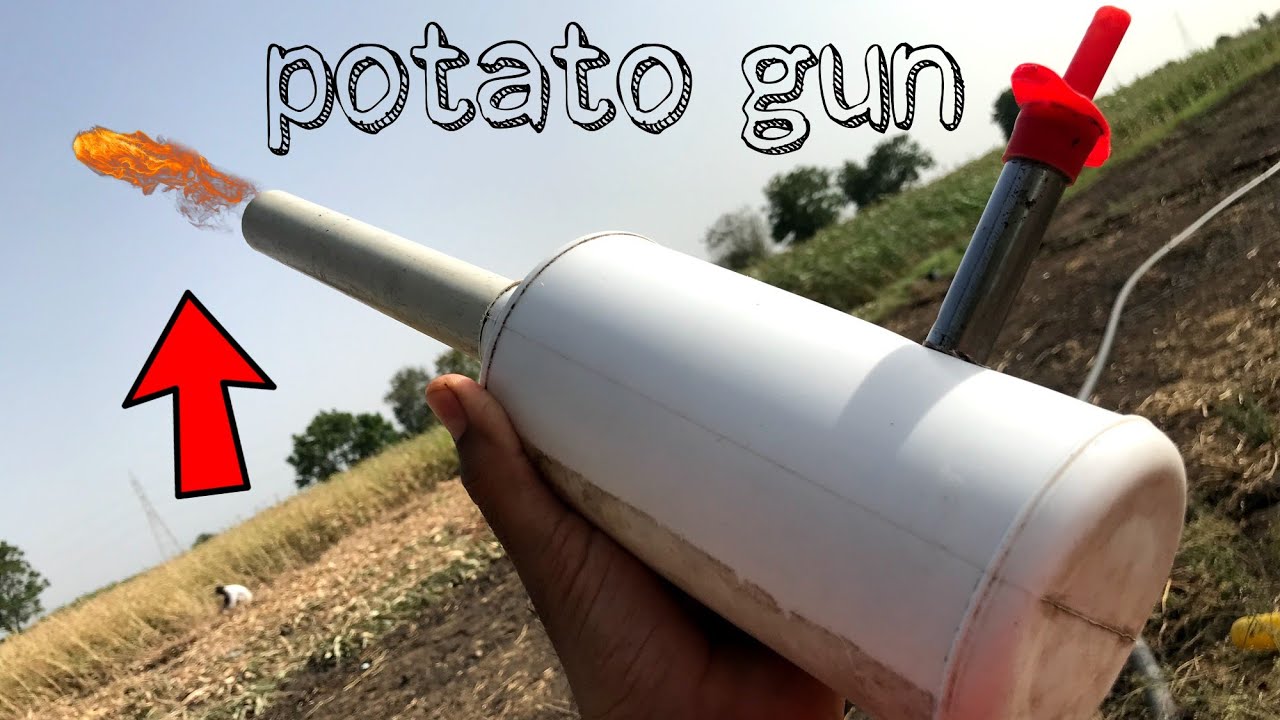 potato gun test - experiment - YouTube