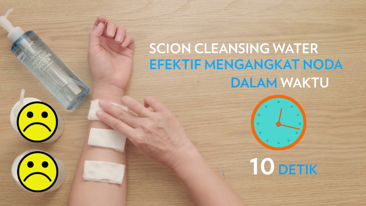 Scion Make Up Cleansing Water - YouTube