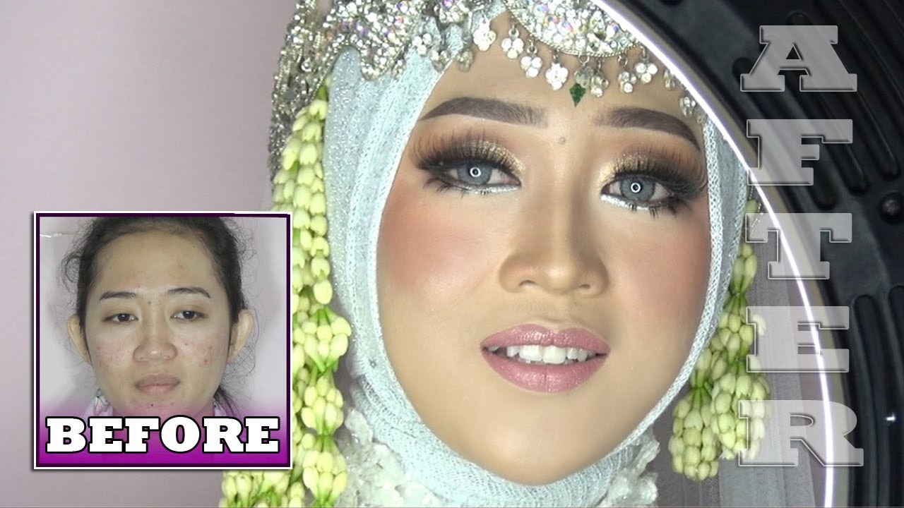 Cara Make Up Pengantin Yang Berjerawat - YouTube