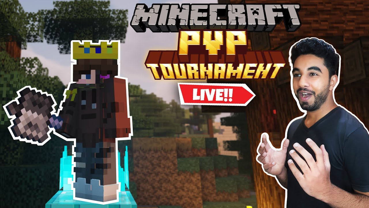 Minecraft PvP Tournament with SUBSCRIBERs || Minecraft Live || - YouTube
