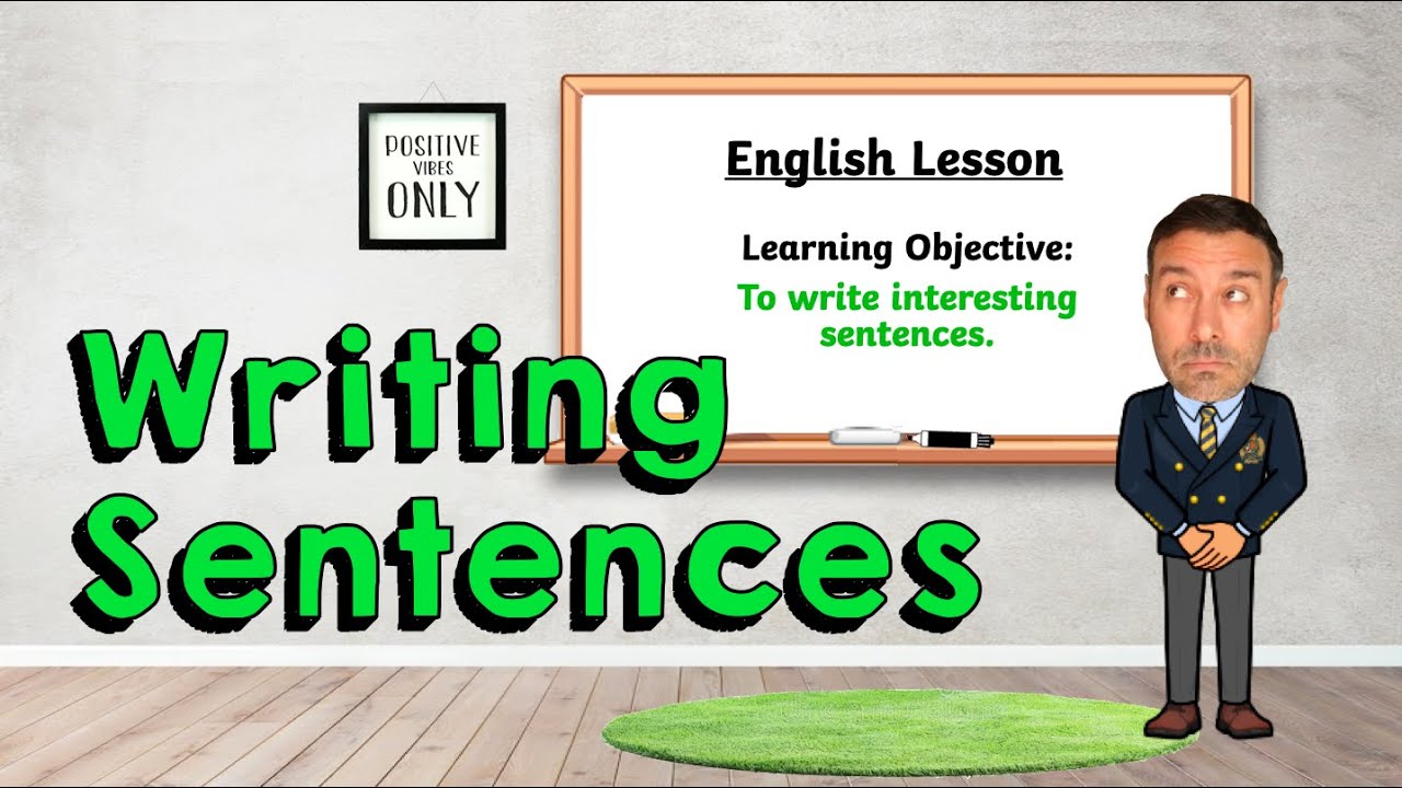 English | Writing Sentences - YouTube