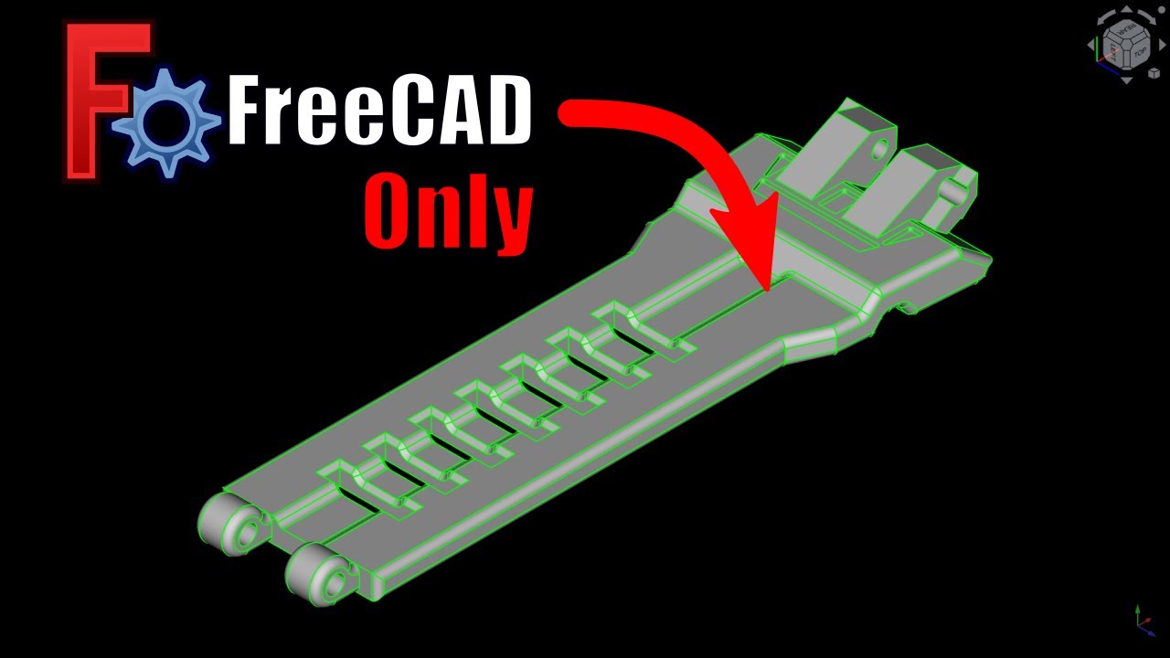 Replicando una pieza compleja en FreeCAD 0.21 - Parte I - YouTube