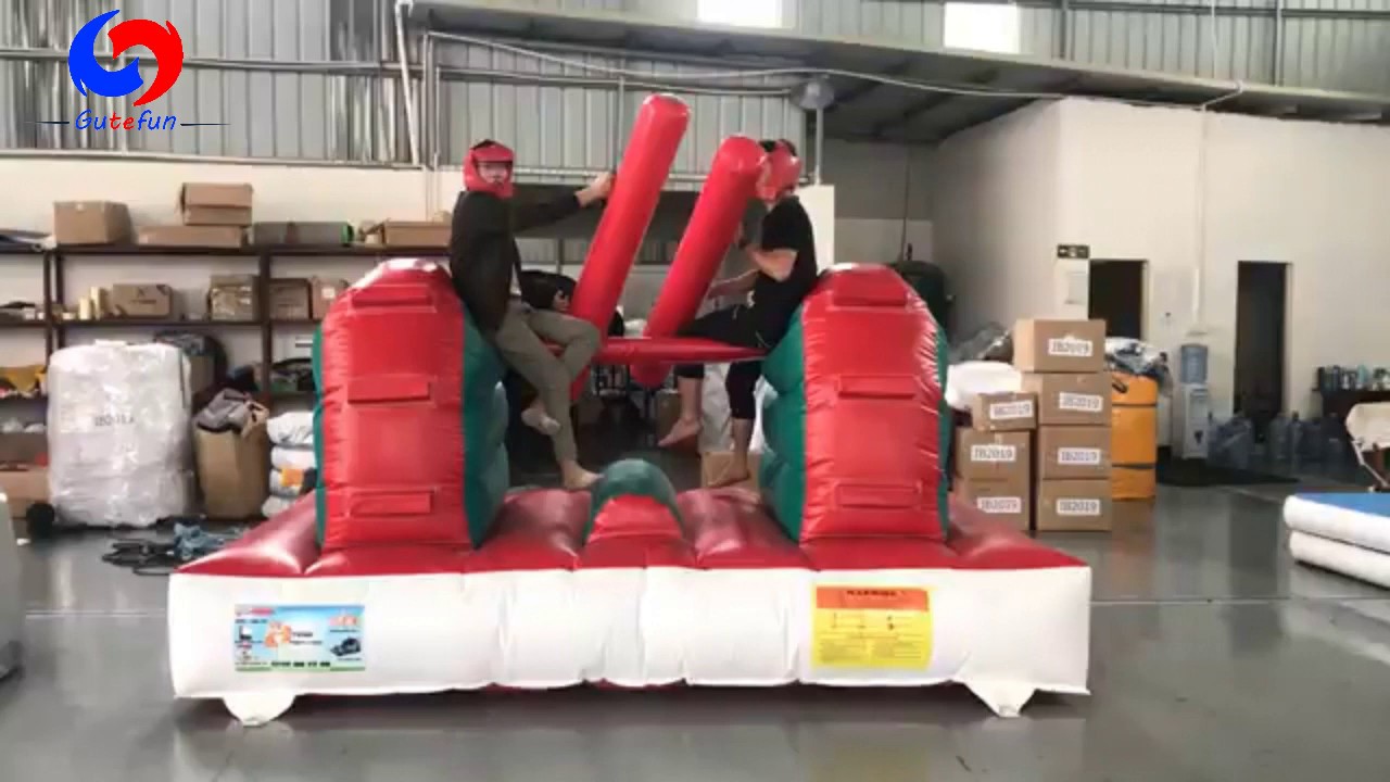 GUTEFUN boxing inflatable game - YouTube