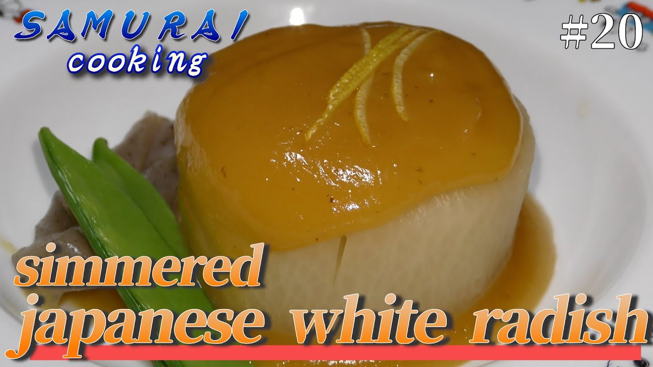 Japanese white radish cooking【professional cook】 - YouTube