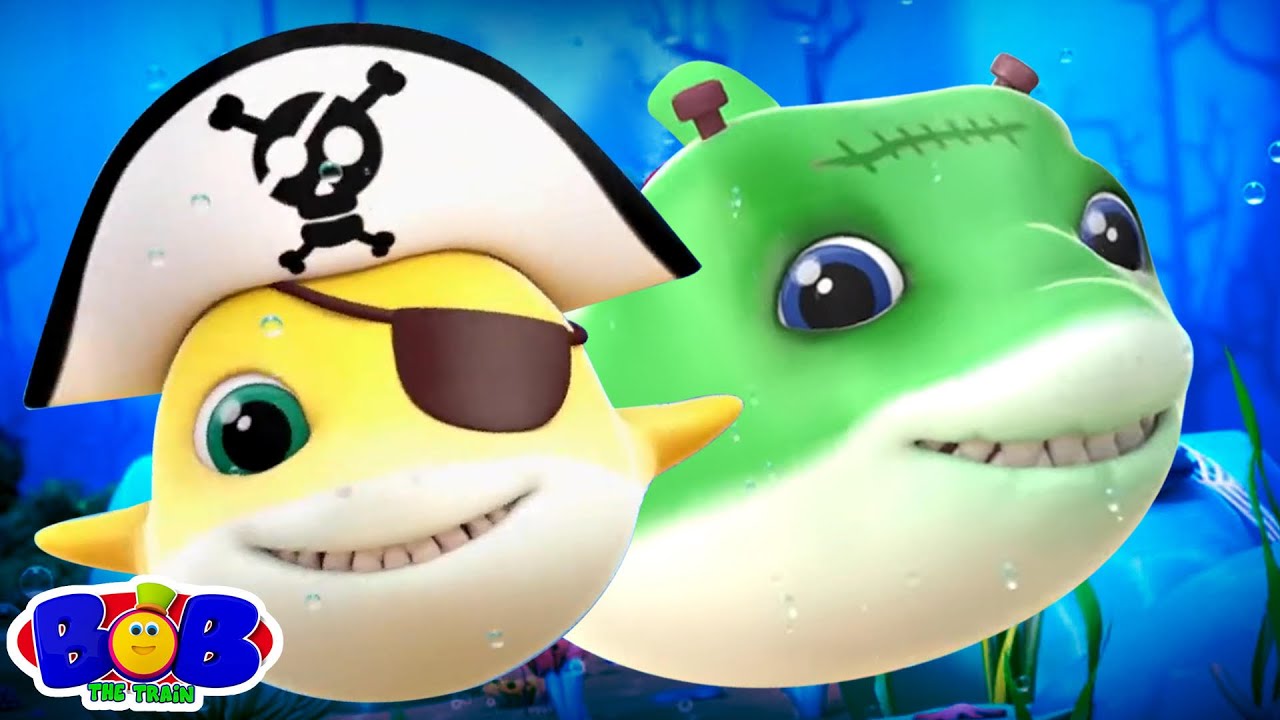 Halloween Baby Shark, Spooky Scary Rhyme for Babies - YouTube