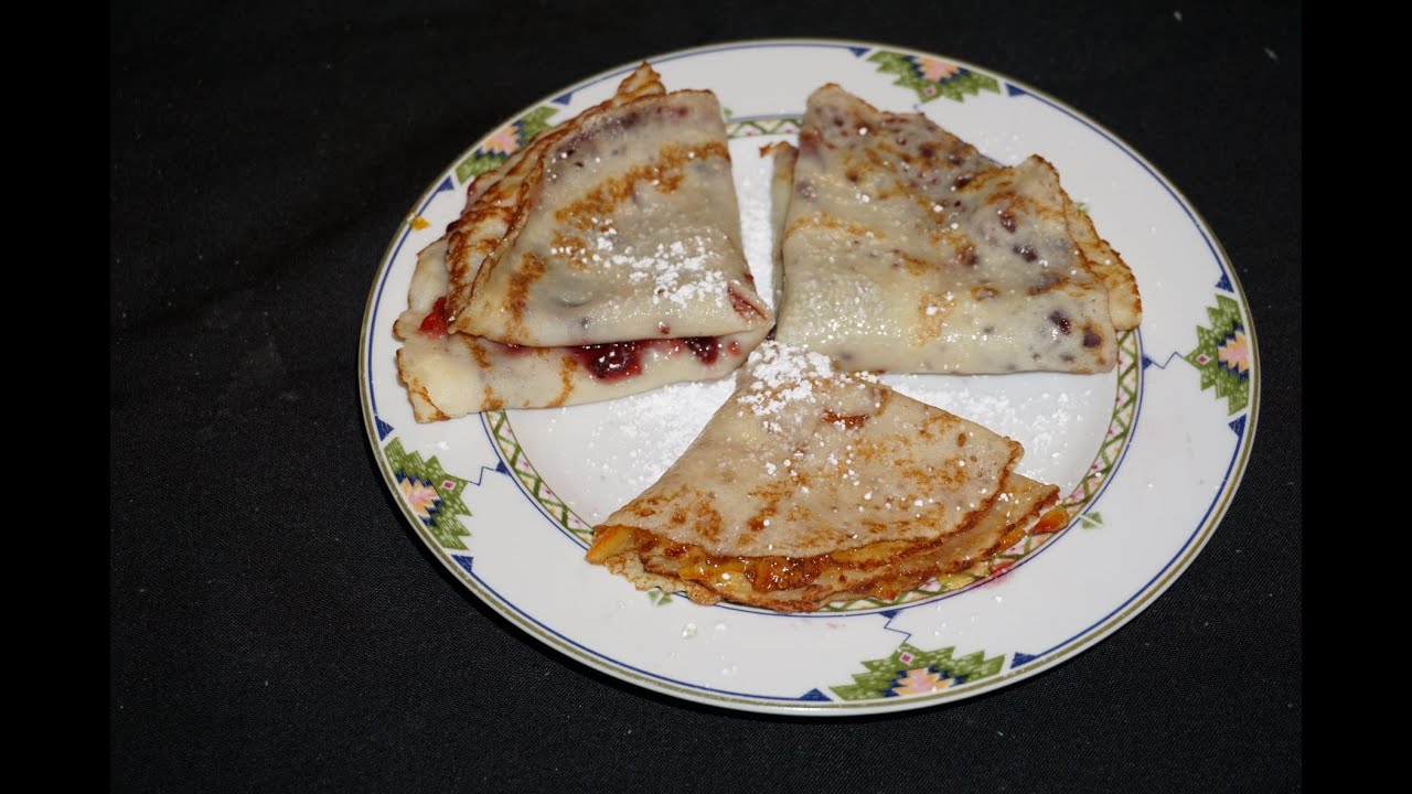 CREPES OR VERY THIN PANCAKES - YouTube