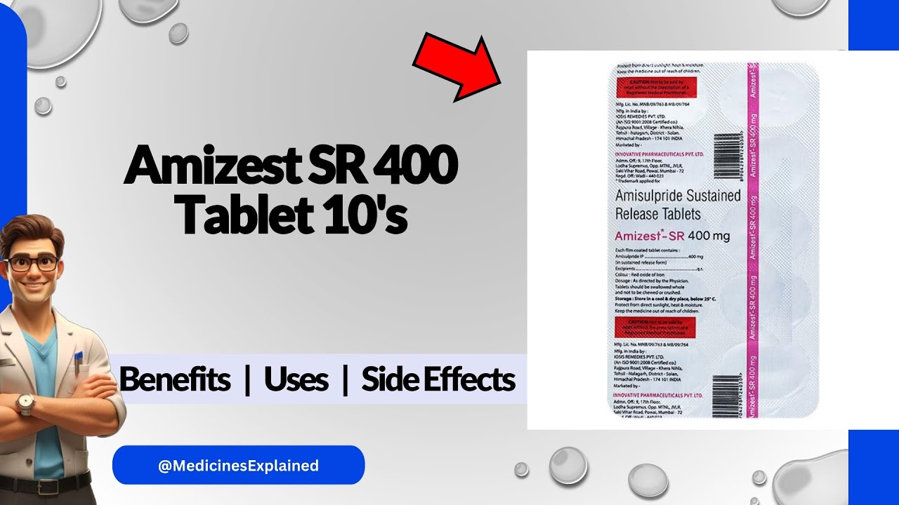 Amizest SR 400 Tablet - Uses, Side Effects & Dosage - YouTube