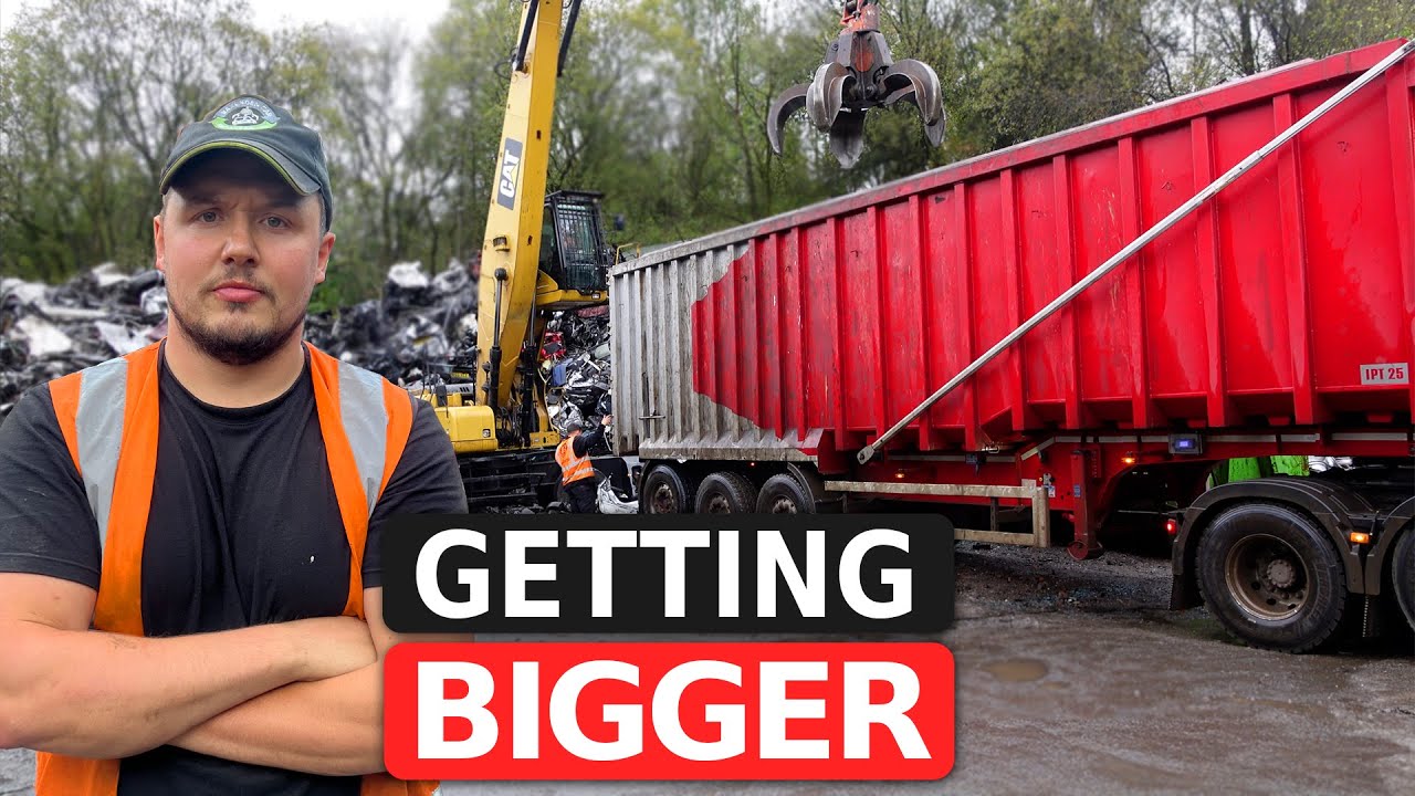 OUR SCRAP YARD KEEPS GETTING BIGGER! - YouTube