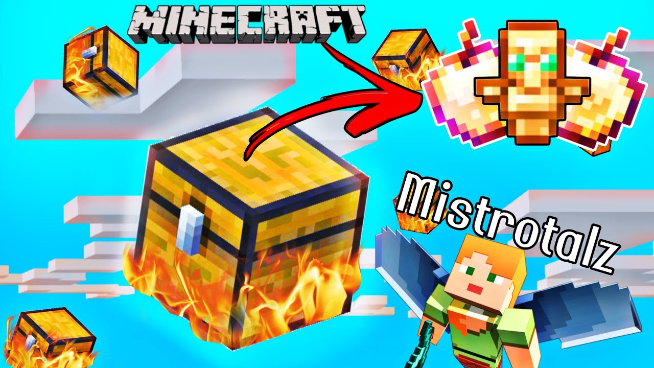 Minecraft But Its Raining Chest With OP LOOTS || MISTROTALZ - YouTube