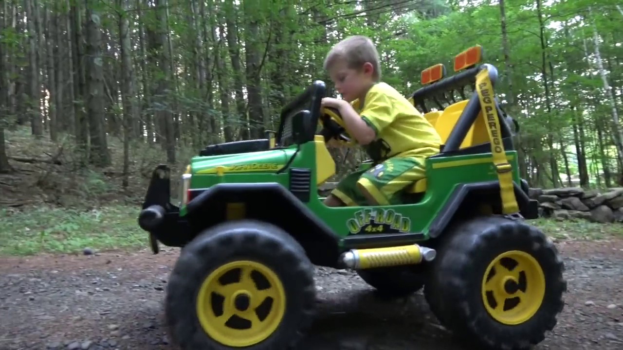JOHN DEERE OFF ROAD 4X4 JEEP FOR KIDS - YouTube