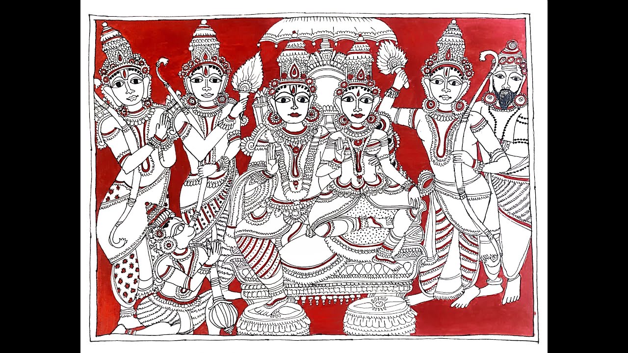 Kalamkari Painting | #Kalamkari_Painting |Kalamkari tutorial | Time ...