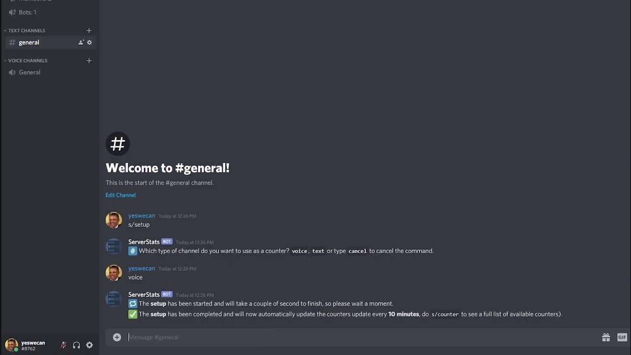 HOW TO MAKE DISCORD MEMBER COUNT/STATS BOT! - YouTube