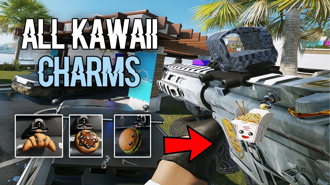 ALL KAWAII CHARMS Only In BRAVO PACKS - IN-GAME Showcase - Rainbow Six ...