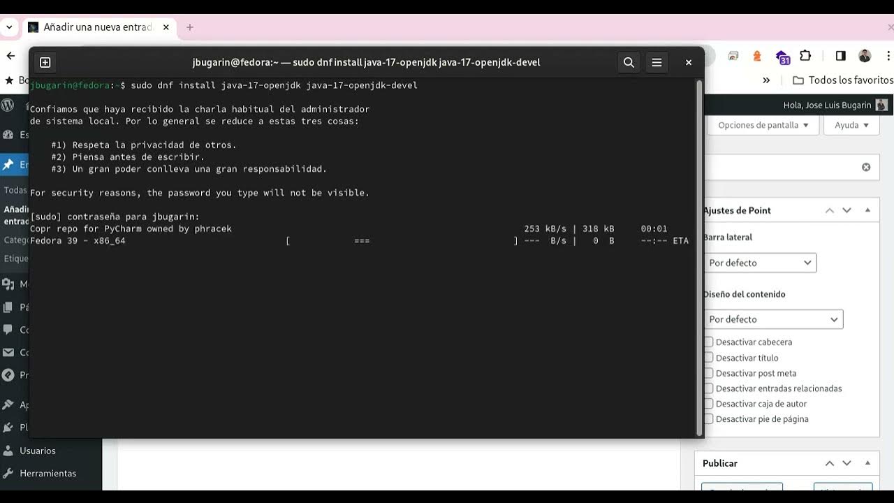 Instalación OpenJDK 17 en Fedora Linux - YouTube