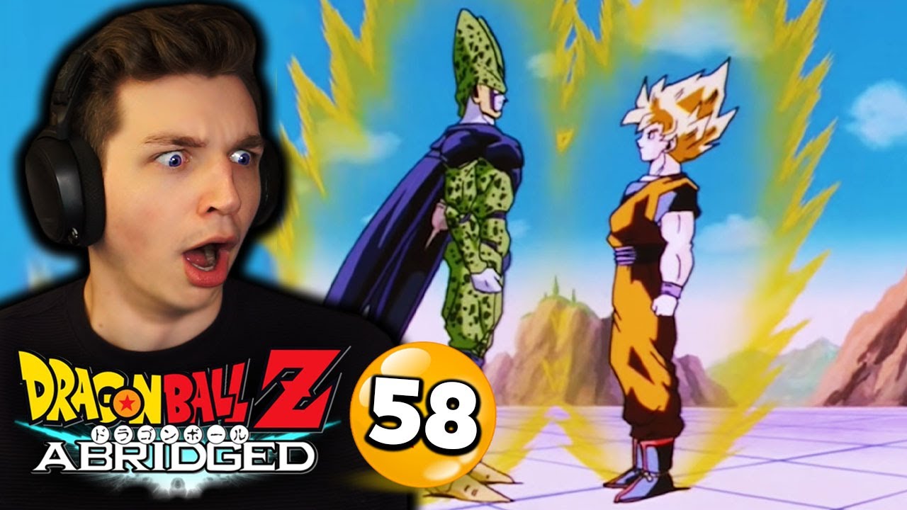 GOKU VS. PERFECT CELL!! | DBZ:A REACTION Episode 58 - YouTube