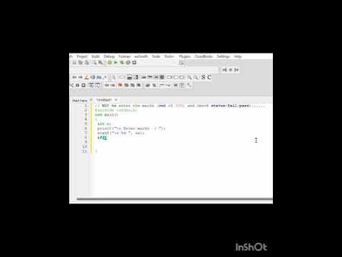 program to enter the marks and check the result in c/c++ ll best ...
