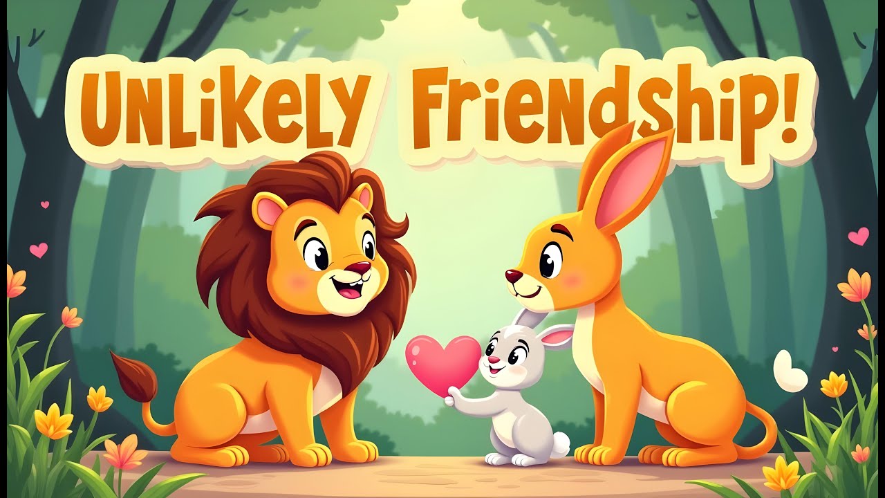 Sher Aur Khargosh Ki Dosti Moral Story for Kids Urdu Video | Hindi Kids ...